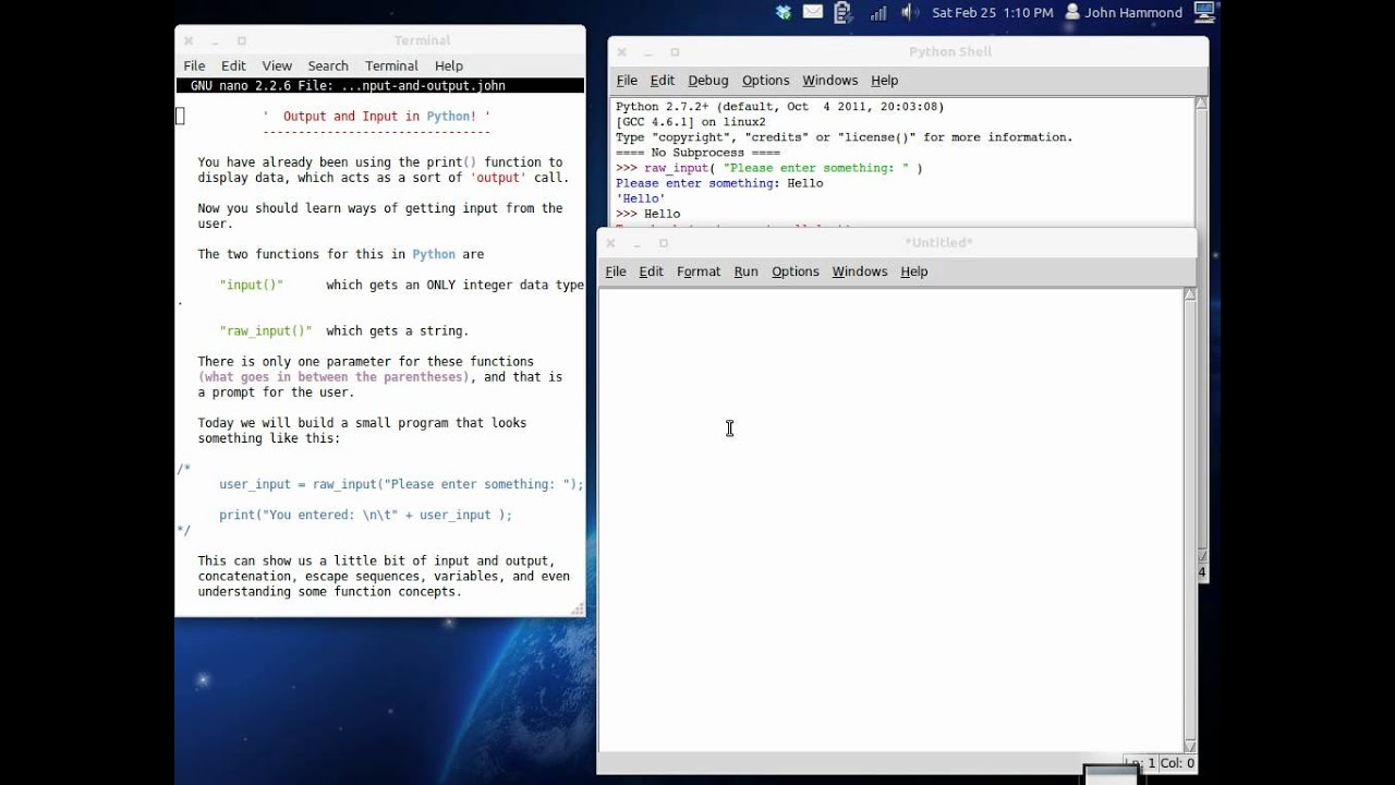 Python 07 Input and Output