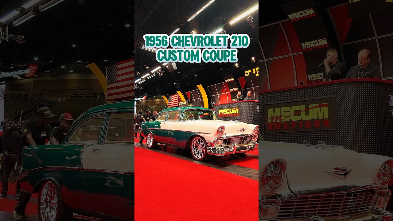 1956 Chevrolet 210 Custom Coupe. #shorts #viralshorts #chevrolet210 #mecumauctions