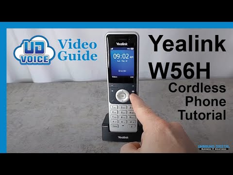 Yealink W56H Cordless Tutorial | UD Voice Video Guide