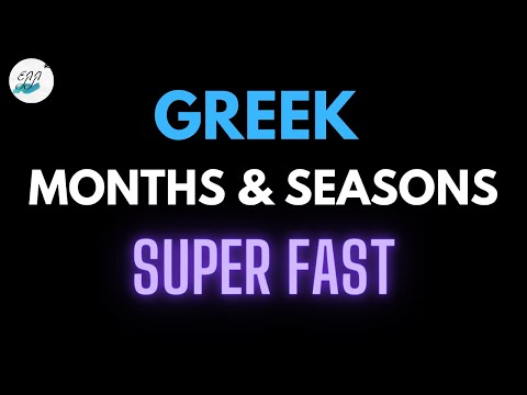 The Seasons in Greek and The Greek Names of the Months | Super Fast Greek Lessons #11