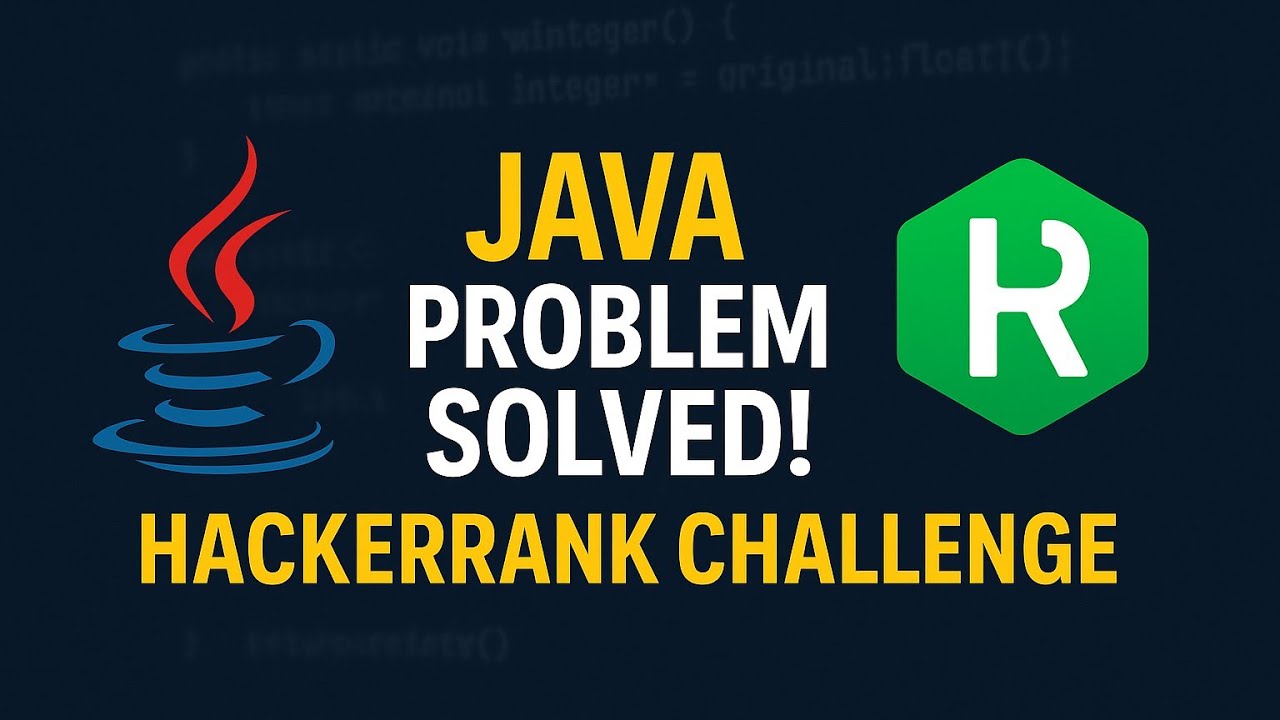 Day 6 – Java Loops I | HackerRank Java Practice (Full Video)