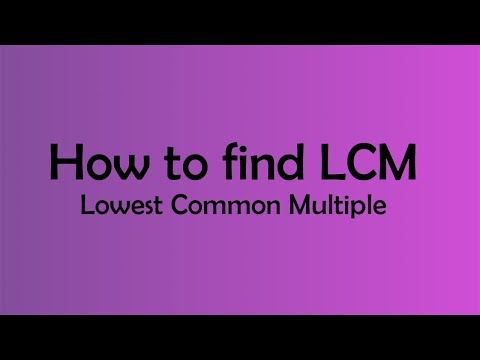 How To Find LCM