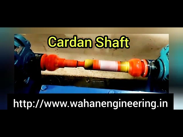 Light Duty Cardan Shafts - Double Cardan Joint Drive Shaft Trader ...