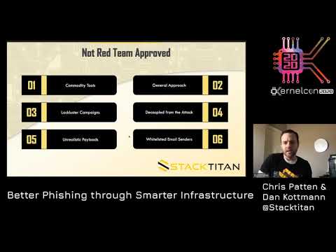k20 - Better Phishing through Smarter Infrastructure - Chris Patten and Dan Kottmann