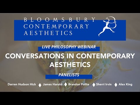 Conversations in Contemporary Aesthetics: Philosophers in a Live Webinar Discussion
