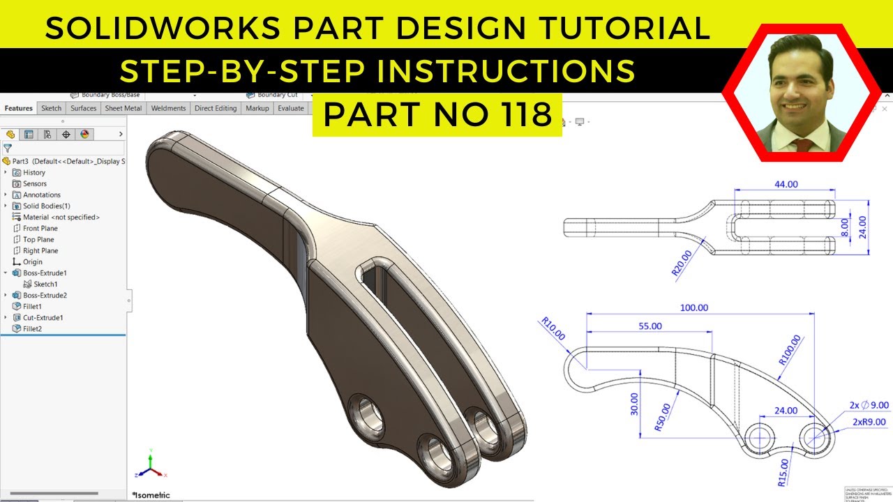 SolidWorks Part Design Tutorial: Mastering Part Creation