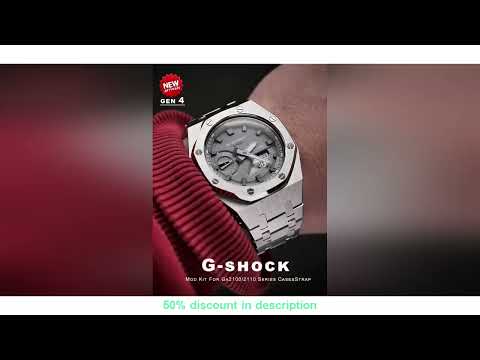 Latest Products You Must Know! For G-SHOCK GA2100/GA2110 GAB2100 gen4 Stainless Steel Case Bezel