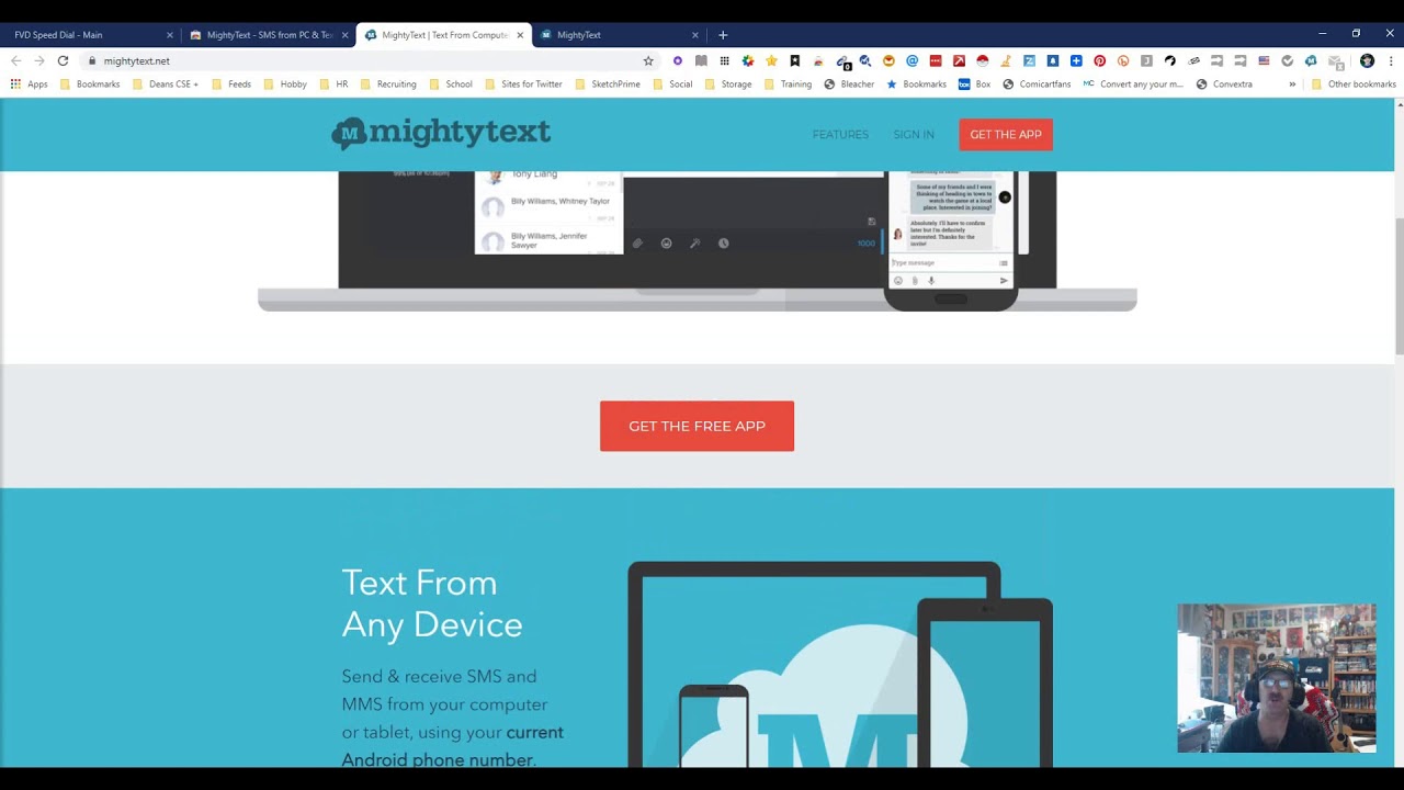 Sync your phone with Mightytext