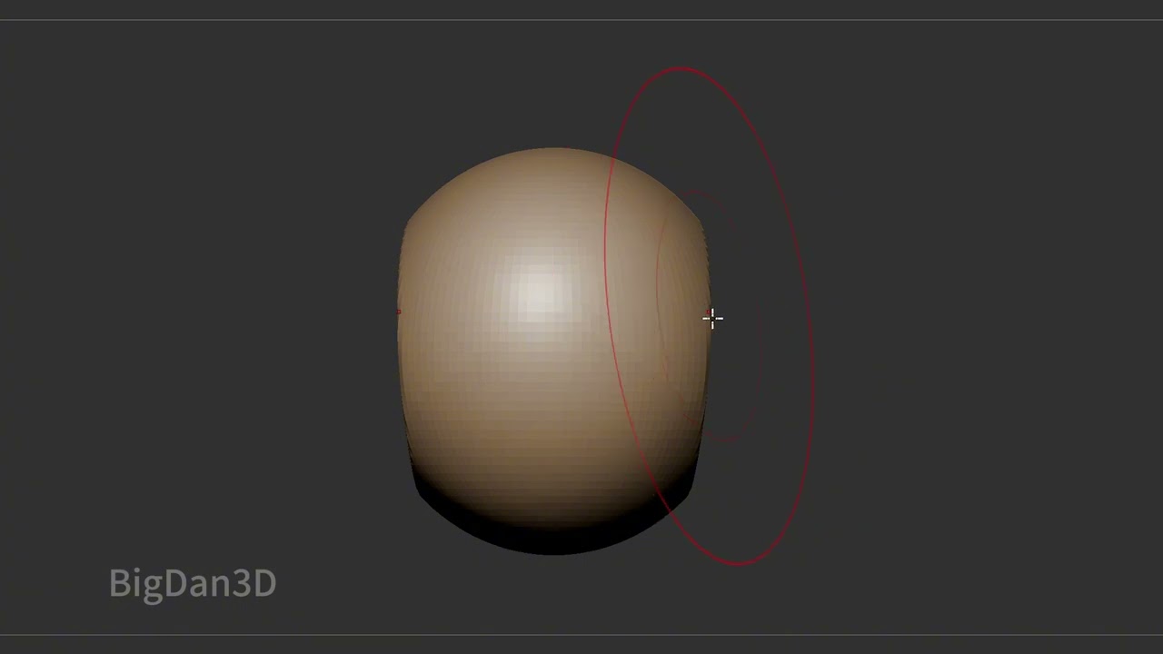 Sculpt Base Head Character in ZBrush