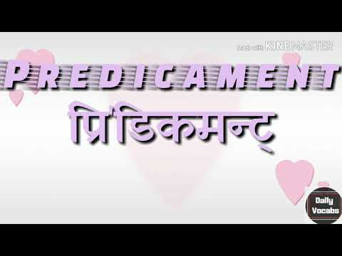 Predicament meaning