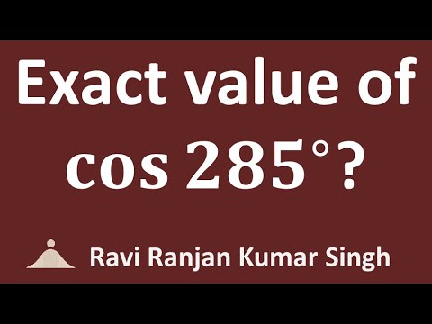 cos 285