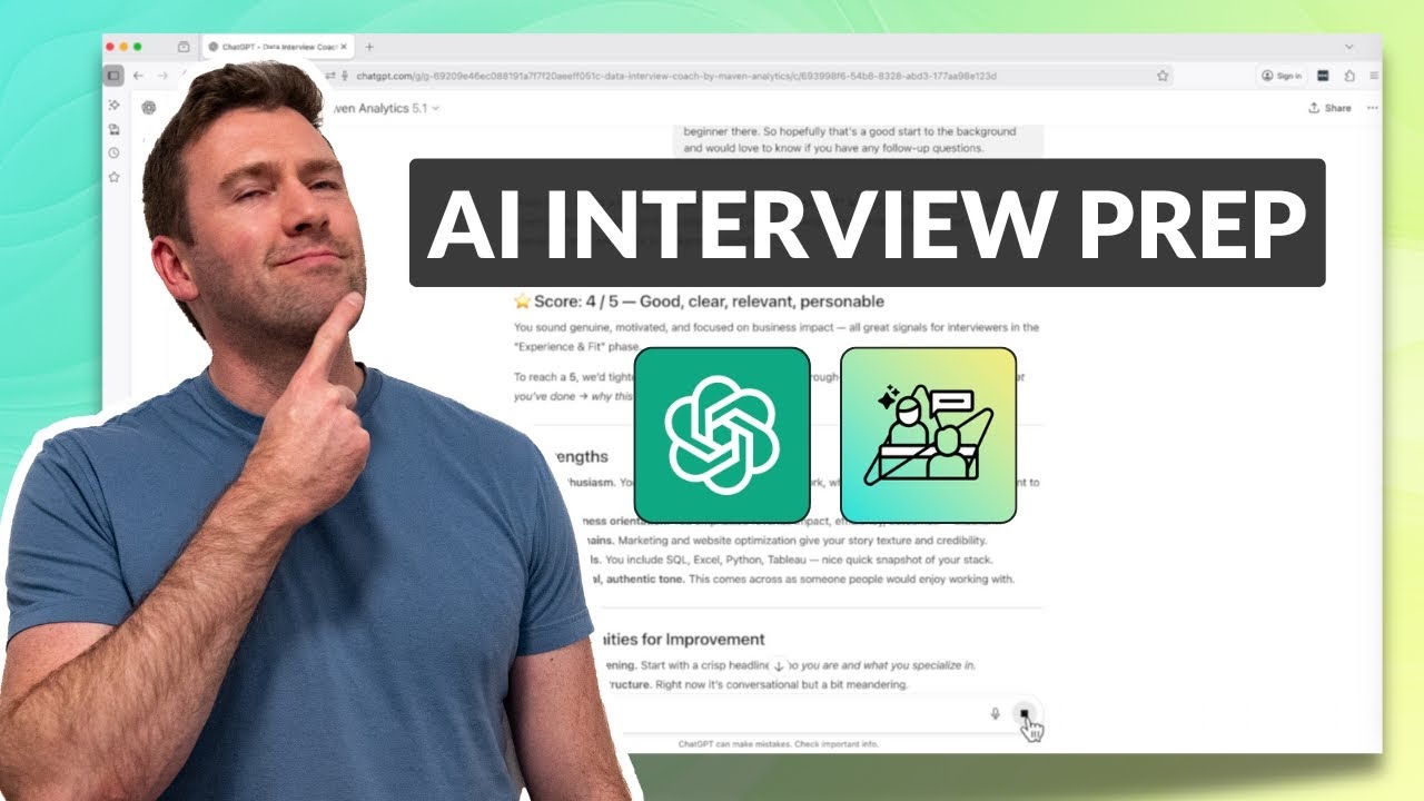 How to Use AI to Prep for Your Next Data Job Interview | DEMO