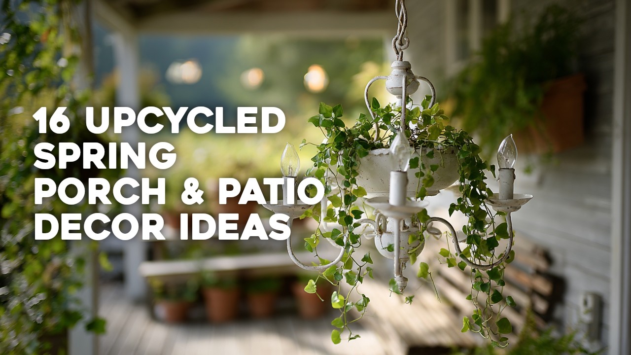 🪴 DIY Porch & Patio Decor: Spring Upcycling Ideas for Fresh Outdoor Art