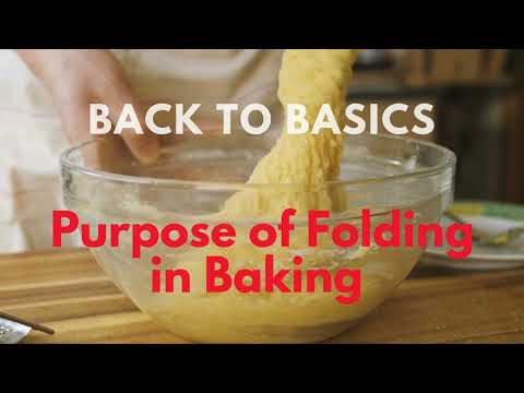What is the Purpose of Folding in Baking?