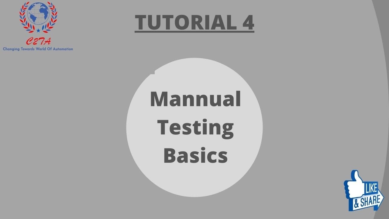 Manual Testing Basics : Tutorial 4 || Test Scenarios and Test case || Change2testautomation
