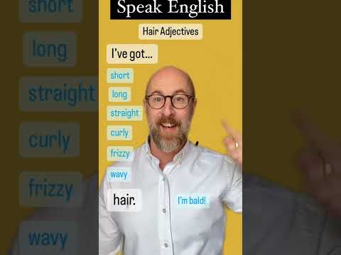 Adjective of hair