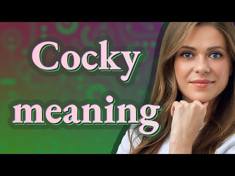 Cocky | meaning of Cocky