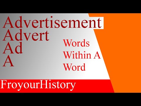 Words within A Word: Ads