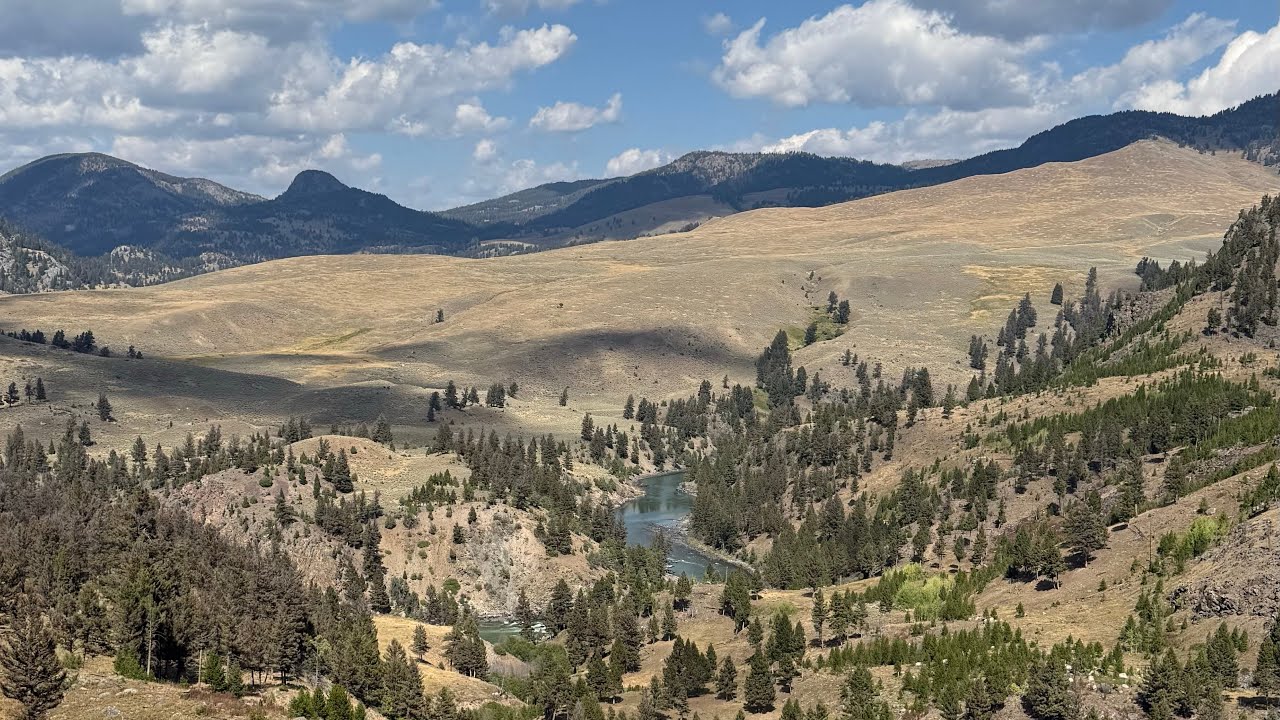 Hiking to a Suspension Bridge in Yellowstone National Park | Hellroaring Creek Trail