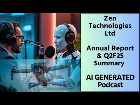 Zen Technologies Ltd | Annual Report 2023-24 & Q2F25 Results | Podcast | AI-Generated