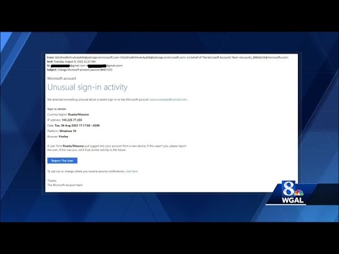Scam email claims to be from Microsoft