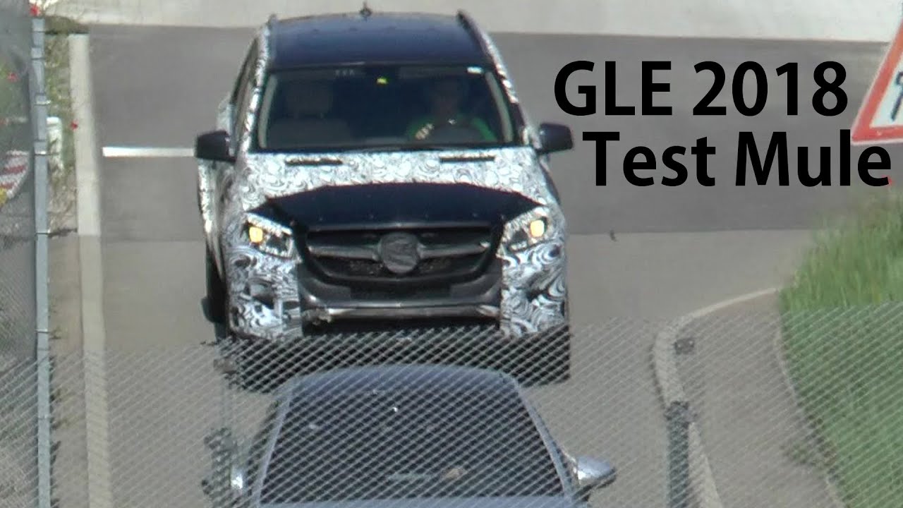 2018 Mercedes-Benz GLE Mule Makes First Public Appearance - autoevolution