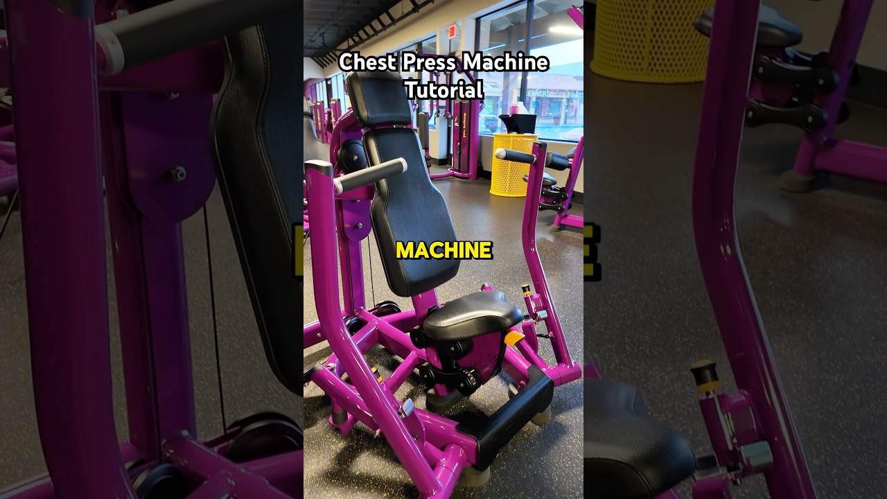 CHEST PRESS MACHINE TUTORIAL 💪🏼 // A great way to build chest, shoulder and tricep strength!