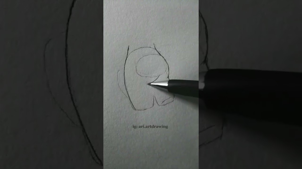 How to draw booty with Among us 🤨 #art #bocetos #drawing #stepbystep #tutorial #dibujo
