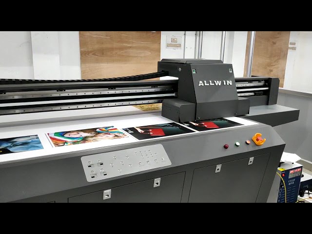 Uv Digital Flatbed Printing Machine - Allwin UV LED Flatbed Printer UV2513 8 Feet By 4 Feet 1054 ...