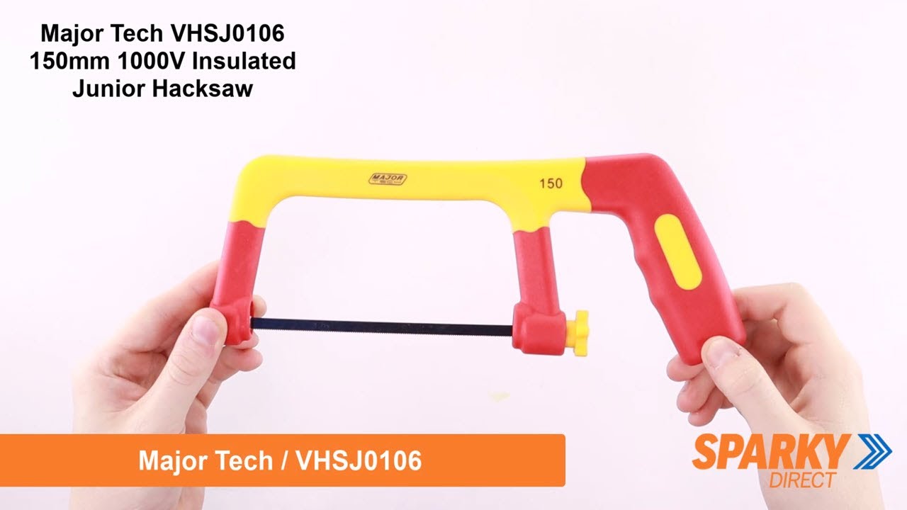Major Tech VHSJ0106 | 150mm 1000V Insulated Junior Hacksaw