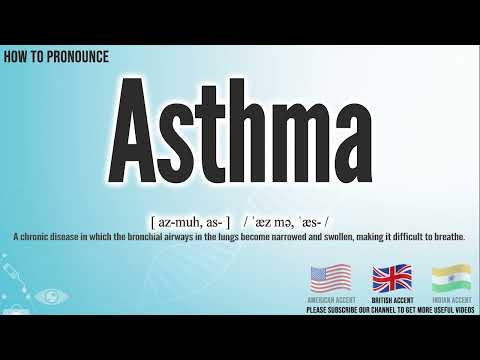 Asthma Pronunciation | How to Pronounce (say) Asthma CORRECTLY | Medical Meaning