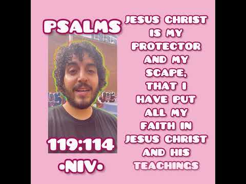 Psalms 119:114 •niv• #God #Jesuschrist #Holyspirit #Yaweh #Yeshua #Jehovah #Verseoftheday