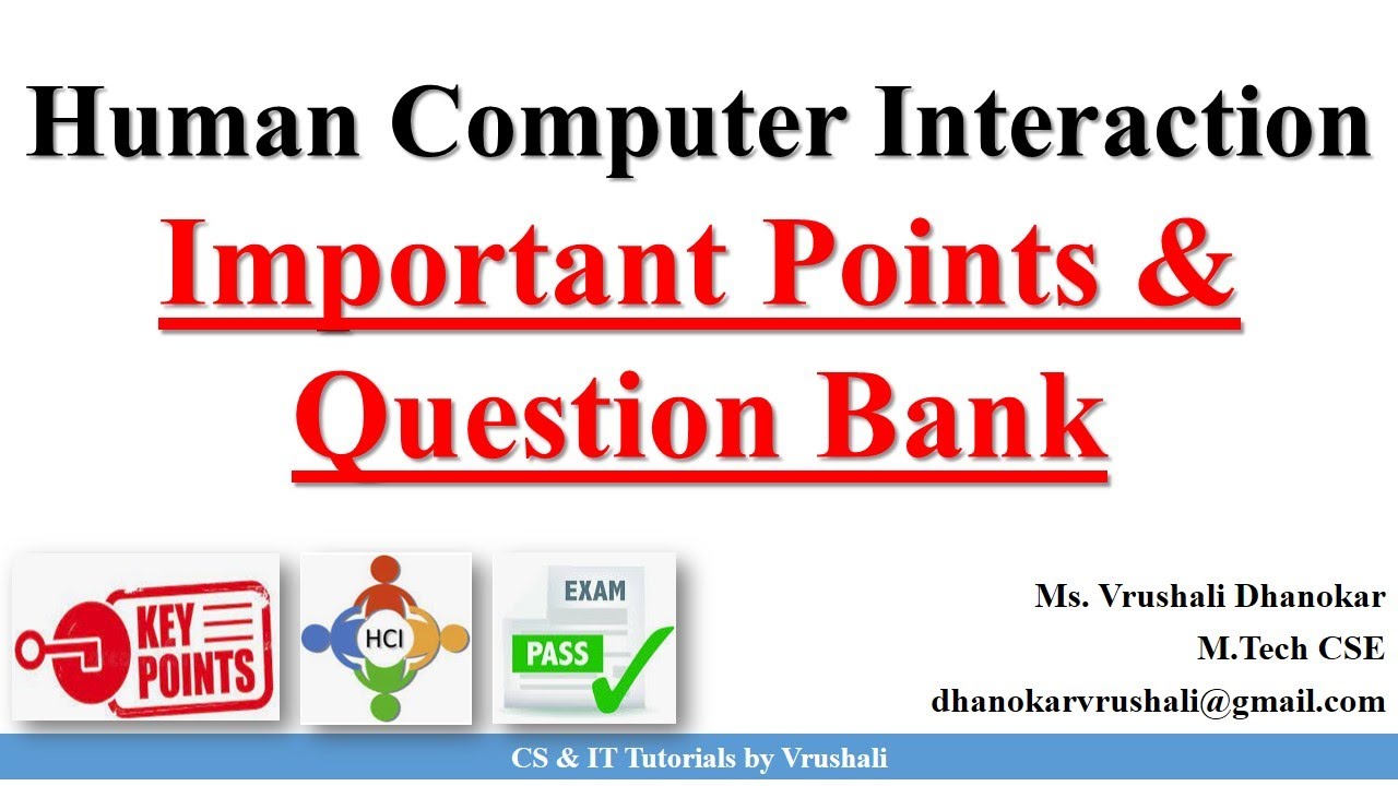 Human Computer Interaction | Most Important Questions | HCI Full Course