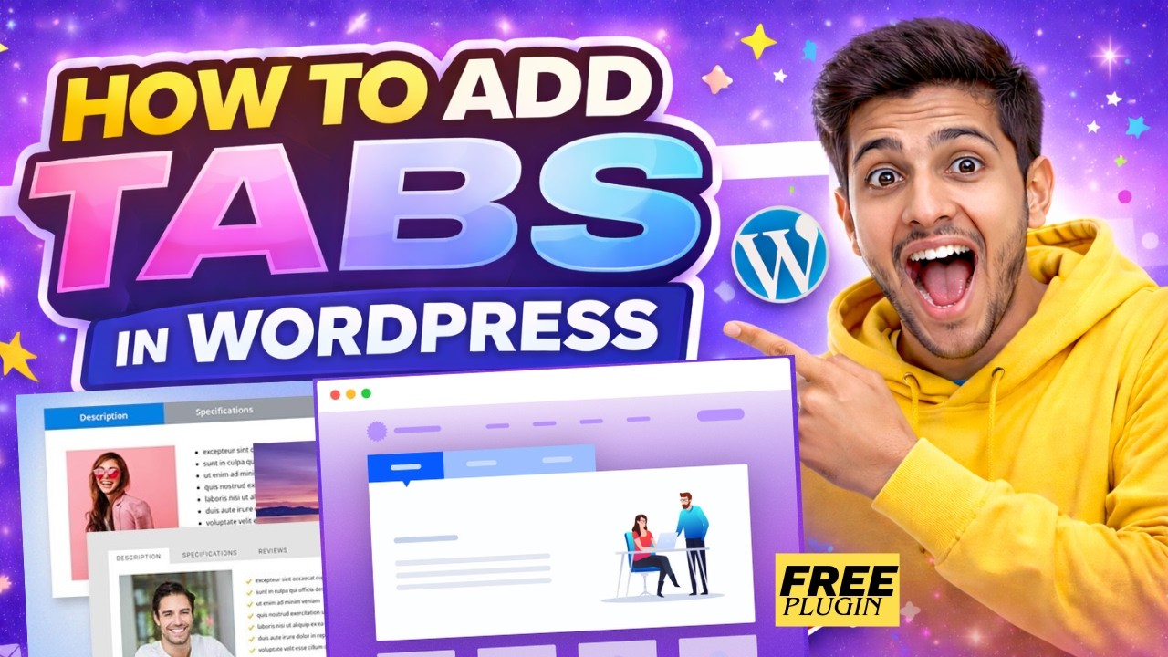 How to Add Responsive Tabs in Wordpress | Wordpress Tabs Section | Tabs Wordpress Elementor