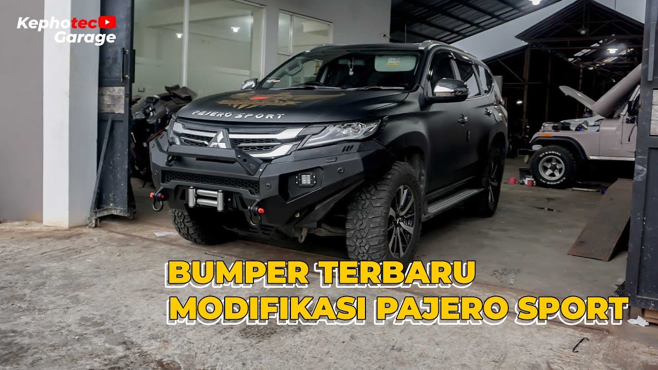 Modifikasi Pajero Sport dengan Bumper Terbaru Kephotec