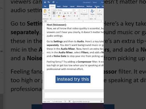 Quick Microsoft Word Trick; Use Microsoft Word Built in Thesaurus #shorts #microsoftoffice