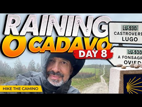 A tough wet day hiking in Galicia, rain all the way to A Fonsagrada | Hike the Camino