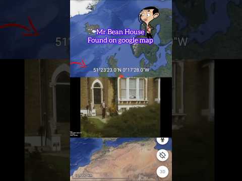 😃Mr Bean House is real| I found on google maps and google earth #googlemaps #mrbeancar