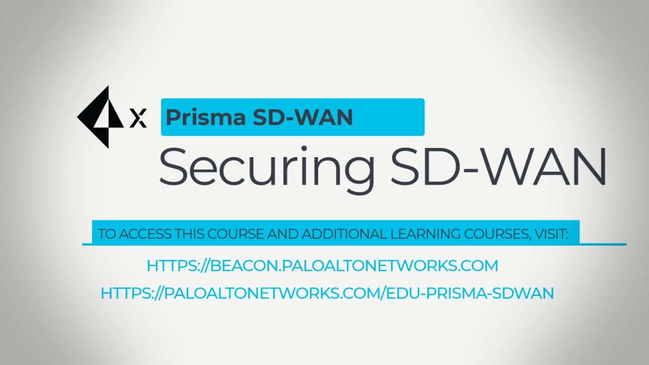 Prisma SD-WAN: Securing SD-WAN