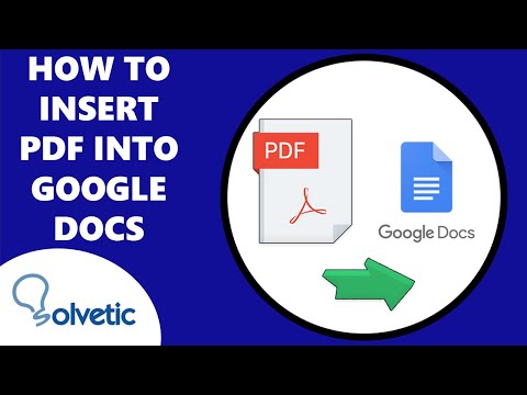 How to Insert PDF into Google Doc ✔️