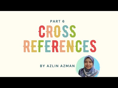 Cross Reference Part 6