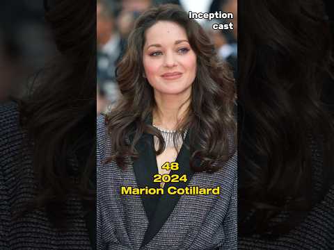 Inception cast then and now | Inception cast through the years (2010-2024) | #cast #movie #short