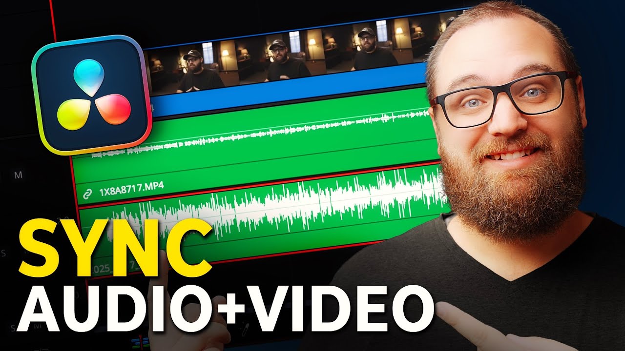 How to Sync Audio and Video in DaVinci Resolve (Fast & Easy Tutorial)