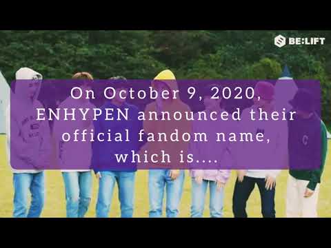 Let's talk about enhypen's fandom name
