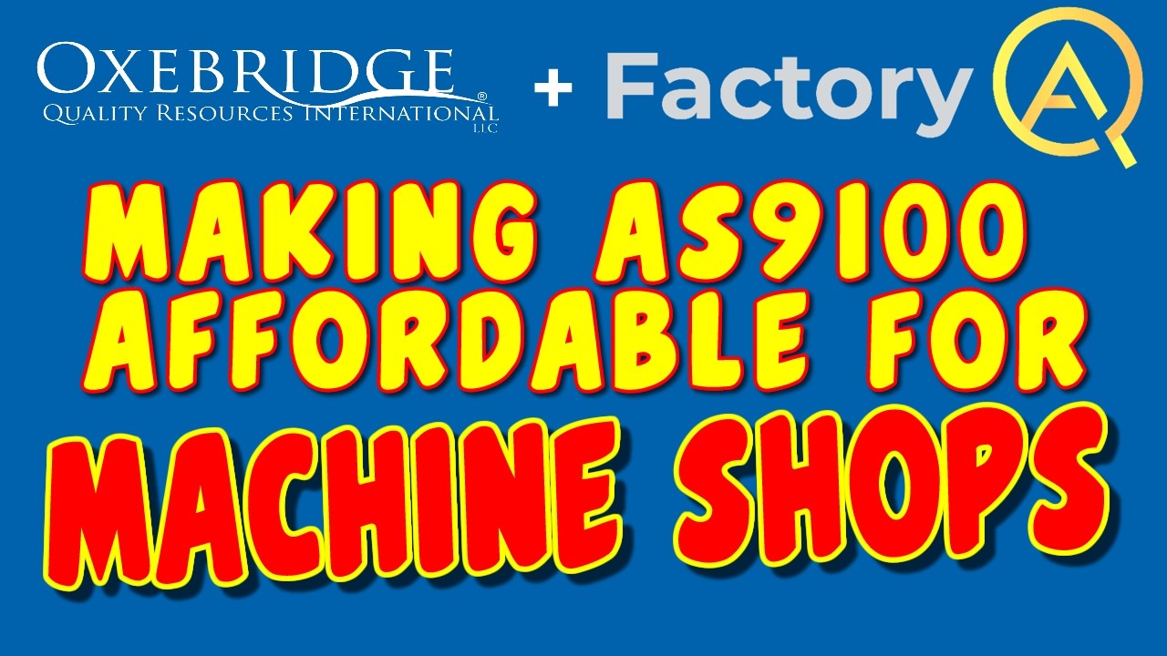 How we're Revolutionizing Access to AS9100 for machine shops (by making it more affordable)