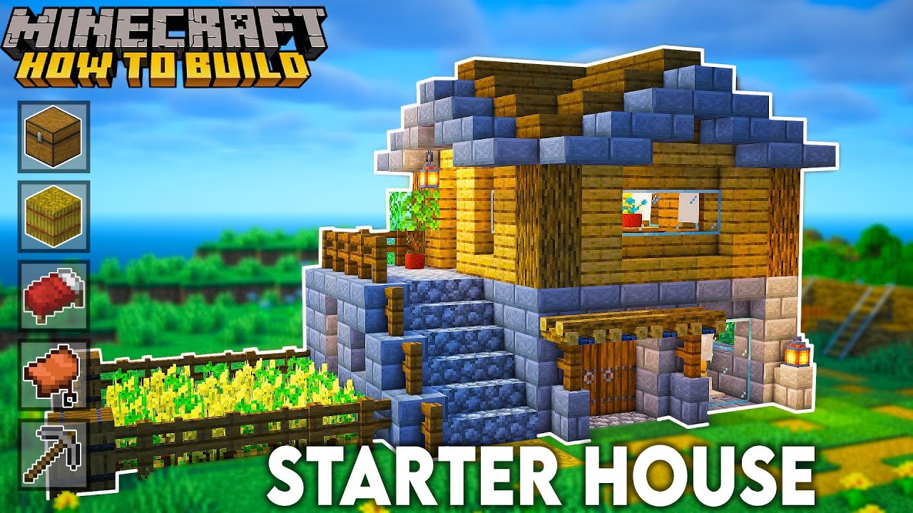 Minecraft: How to Build an Easy Starter House - Minecraft Builders
