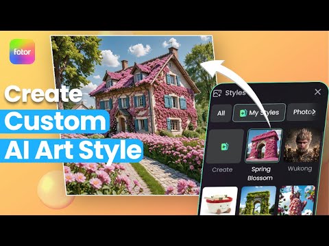 How to Create Custom AI Art Styles in Fotor AI Image Generator