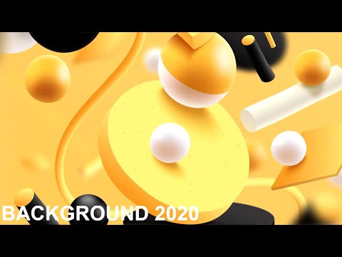 Yellow and black background video