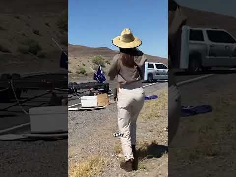 WATCH: Tribal Police RAM Climate Protestor's Blockade Into Burning Man Festival