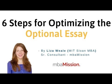 6 Steps for Optimizing Optional Essay